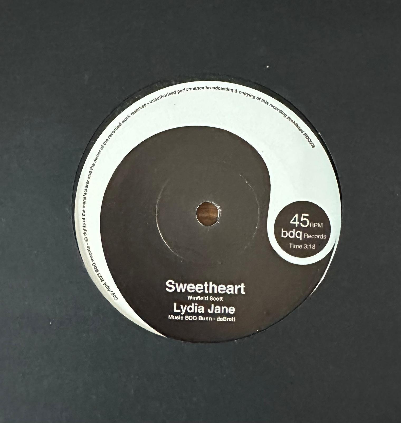 LYDIA JANE - Sweetheart / Loser – Suit Yourself Music